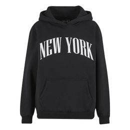Miss Tee Damen Kapuzensweatshirt &raquo; New York Ladies Fluffy Hoody&laquo; 5XL