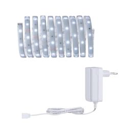 Paulmann LED-Streifen &raquo;MaxLED 250 Basisset 3m Daylight 6500K 12W 230/24V Silber Kunststoff&laquo; 1 Stk.-flammig IP44 Cover silber