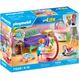Playmobil Konstruktions-Spielset &raquo;Schlafzimmer mit Babyspielecke (71609), myLife&laquo; Made in Europe bunt Konstruktions-Spielset
