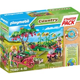 Playmobil Konstruktions-Spielset &raquo;Starter Pack, Bauernhof Gem&uuml;segarten (71380), Country&laquo; teilweise aus recyceltem Material bunt Konstruktions-Spielset