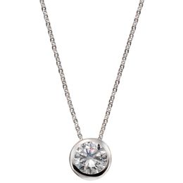 Firetti Damen Kette mit Anh&auml;nger &raquo;Schmuck Geschenk Silber 925 Halsschmuck Halskette Ankerkette Solit&auml;r&laquo; mit Zirkonia (synth.) bunt