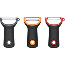 OXO Good Grips Kartoffelsch&auml;ler &raquo;Sch&auml;ler-/Peeler-Set&laquo; mit Edelstahlklinge schwarz Edelstahl