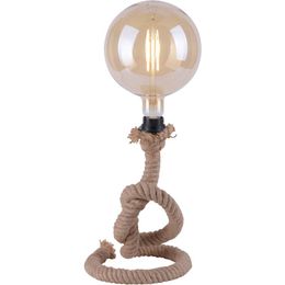JUST LIGHT Tischleuchte &raquo;ROPE&laquo; E27 1 Stk. Seil Optik beige