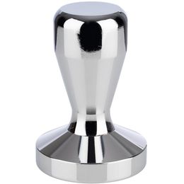 Tamper &raquo;Buddy ́s Bar - Barista Edition&laquo; Premium, Kaffee Verdichter Kaffeemehlpresser, Espresso Stempel silber Edelstahl, Silikon