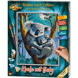 Schipper Malen nach Zahlen &raquo;Meisterklasse Klassikere - Koala mit Baby&laquo; Made in Germany bunt