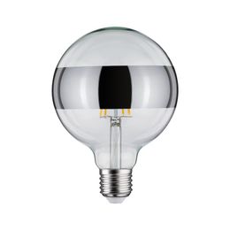 Paulmann LED-Leuchtmittel &raquo;G125 Ringspiegel 640lm 2700K 6,5W 230V silber&laquo; 1 Stk. Warmwei&szlig; silber