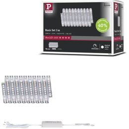 Paulmann LED-Streifen &raquo;MaxLED 1000 LED Strip Neutralwei&szlig; Basisset&laquo; silber