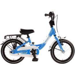 Bachtenkirch Kinderfahrrad &raquo;14" Baxi - blau&laquo; 1 Gang ohne Schaltung Packung, Alu Kinderfahrrad mit Vollausstattung, erh&auml;ltlich in 14/16/18 Zoll blau Kinderfahrrad
