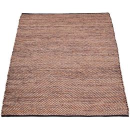 Paco Home Teppich &raquo;Odense 684&laquo; rechteckig 13 mm H&ouml;he handgewebter Wendeteppich, Jute & Wolle, meliert, Wohnzimmer beige Baumwolle, Jute, Wolle