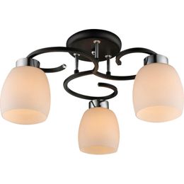 Globo LIGHTING Deckenleuchte &raquo;PESSOA IV&laquo; E27 Deckenlampe/Glas opal/ &oslash;: 480mm/Wohnzimmer/Flur