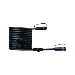 Paulmann LED Gartenstrahler &raquo;Plug & Shine Kabel 5m 4 Ausg&auml;nge IP68 Schwarz&laquo; 1 Stk. schwarz