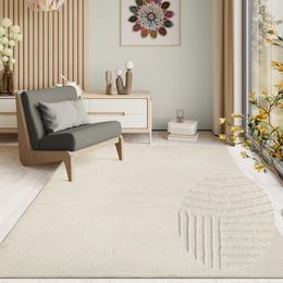 the carpet Teppich &raquo;Rio&laquo; rechteckig 8 mm H&ouml;he beige Polyester
