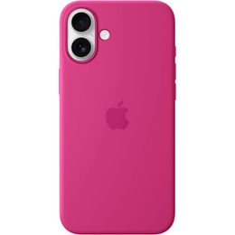 Apple Smartphone-H&uuml;lle &raquo;iPhone 16 Plus Silikon Case mit MagSafe&laquo; iPhone 16 Plus 17,02 cm (6,7 Zoll) pink Mikrofaser, Silikon Speziell f&uuml;r das iPhone 16 Plus