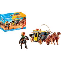Playmobil Konstruktions-Spielset &raquo;Postkutschen&uuml;berfall im Wilden Westen (71862), History&laquo; Made in Europe bunt Konstruktions-Spielset