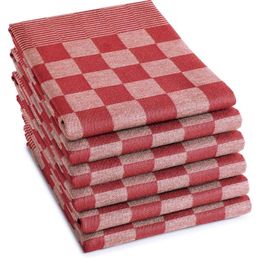 DDDDD Geschirrtuch &raquo;Barbeque, 65x65 cm, aus 100% Baumwolle, Jacquard-Gewebe&laquo; optimale Feuchtigkeitsaufnahme und langlebige Qualit&auml;t rot 100% Baumwolle