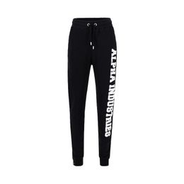Alpha Industries Herren Jogginghose &raquo;Big Letters Jogger&laquo; schwarz 3XL, Normalgr&ouml;&szlig;en