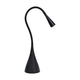 Eglo Tischleuchte &raquo;SNAPORA Tischlampe, Kunststoff und Alu, Schreibtischlampe, B&uuml;rolampe&laquo; LED-Modul 1 Stk. Warmwei&szlig; Tischleuchte, H48,5 cm, schwarz, 3W