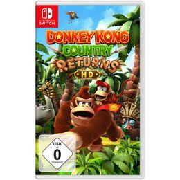 Spielesoftware &raquo;Donkey Kong Country Returns HD&laquo; R&uuml;ckt Gegnern mit Diddys Peanut-Pistole zu Leibe, gleitet durch die Gegend mit seinem F&auml;sser-Jetpack 