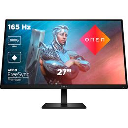 HP Gaming-Monitor &raquo;OMEN 27 G2 (HSD-0155-A)&laquo; 69 cm/27 &prime;&prime; 1920 x 1080 px Full HD 1 Reaktionszeit 165 Hz schwarz