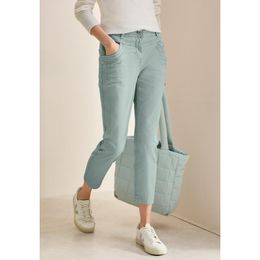 Cecil Damen 3/4-Hose &raquo;Style Scarlett&laquo; 3/4 L&auml;nge im 4-Pocket-Stil gr&uuml;n 30, L&auml;nge 26