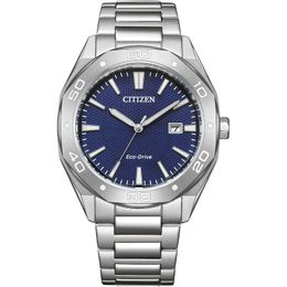 Citizen Damen Solaruhr Armbanduhr, Herrenuhr, Edelstahlarmband, analog, Datum, Eco-Drive