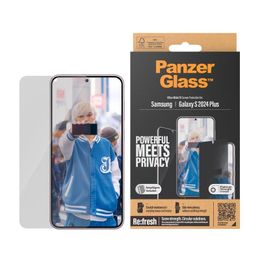 PanzerGlass Displayschutzglas &raquo;Ultra Wide Fit Privacy Screen Protector&laquo; f&uuml;r Samsung Galaxy S24+ Displayschutzfolie, sto&szlig;fest, kratzbest&auml;ndig 