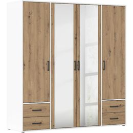 Rauch Dreht&uuml;renschrank &raquo;Kleiderschrank Schrank Garderobe W&auml;scheschrank VOYAGER&laquo; in 3 verschiedenen Ausstattungen BASIC/CLASSIC/PREMIUM, mit modernen 