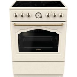 Gorenje Elektro-Standherd &raquo;GECS6B70CLI&laquo; Aqua Clean beige Pizza Modus: Dieses Programm wurde mit einer maximalen Backtemperatur von 300 &deg;C speziell f&uuml;r