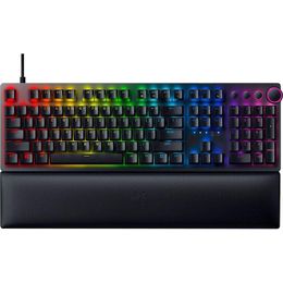 Razer Tastatur &raquo;Huntsman V2 - Optical Sound Switch&laquo; (Fn-Tasten Handgelenkauflage) schwarz Hintergrundbeleuchtung