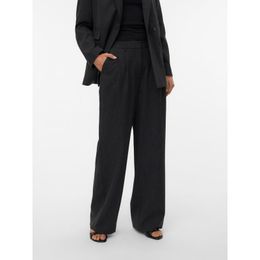 V&eacute;ro Moda Vero Moda Damen Anzughose &raquo;VMBESTIE MW WIDE DAD PANT NOOS&laquo; grau 42, L&auml;nge 32