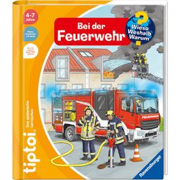 Ravensburger Kinderbuch &raquo;tiptoi Wieso? Weshalb? Warum? Bei der Feuerwehr&laquo; Made in Europe bunt Zahlreiche Ger&auml;usche, lustige Dialoge, Geschichten und Spiele