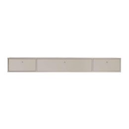 TV-Board &raquo;Mistral Fernsehschrank, Medienm&ouml;bel, H&auml;ngend,&laquo; zwei Schubladen und Klappt&uuml;r, Lowboard, B: 176 cm beige MDF, Massivholz, Spanplatte
