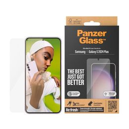 PanzerGlass Displayschutzglas &raquo;Ultra Wide Fit Screen Protector&laquo; f&uuml;r Samsung Galaxy S24+ Displayschutzfolie, sto&szlig;fest, kratzbest&auml;ndig transparent Glas 