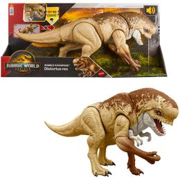 Mattel Actionfigur &raquo;Jurassic World - Feature D-Rex&laquo; mit Bei&szlig;-Angriff und Br&uuml;llger&auml;usch bunt Kunststoff