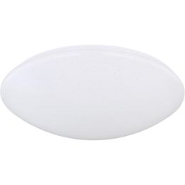 Globo LIGHTING LED Deckenleuchte &raquo;ATREJU I&laquo; LED-Modul 1 Stk. Tageslichtwei&szlig; Deckenlampe/rund/Wohnzimmer/Schlafzimmer/Sterneeffekt