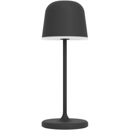 Eglo Tischleuchte &raquo;MANNERA-S Tischlampe - Alu, Stahl - LED - 1,8W - IP54&laquo; LED-Modul 1 Stk. Neutralwei&szlig; Warmwei&szlig; Akku Au&szlig;entischleuchte, Gartenlampe m.