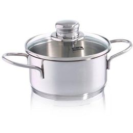 Fissler Kochtopf &raquo;H&auml;ppchen&laquo; 2 Stk. tlg. Edelstahl 18/10 silber