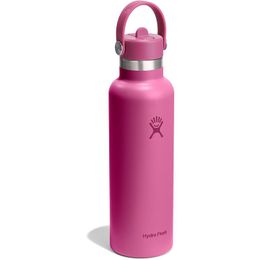 Hydro Flask Isolierflasche &raquo;21 Oz Std. Flex Straw Cap&laquo; TempShield ️ doppelwandige Vakuumisolierung gr&uuml;n Edelstahl