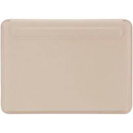 Laptop-H&uuml;lle &raquo;Ultra Slim Sleeve MacBook Pro/Air 13/14"&laquo; MacBook Air MacBook Pro 35,6 cm (14 Zoll) beige Kunstleder, Mikrofaser Kompatibel mit MacBook 