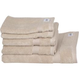 Sch&ouml;ner Wohnen Kollektion SCH&Ouml;NER WOHNEN-Kollektion Handtuch Set &raquo;Cuddly&laquo; schnell trocknende Airtouch-Qualit&auml;t beige Frotteevelours, Obermaterial: 100% Baumwolle