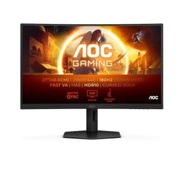 AOC Curved-Gaming-Monitor &raquo;CQ27G4X&laquo; 68,5 cm/27 &prime;&prime; 2560 x 1440 px QHD 0,5 Reaktionszeit 180 Hz schwarz kipp--, schwenk-, h&ouml;henverstellbar, Vesa 