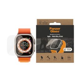 PanzerGlass Displayschutzglas &raquo;Screen Protector Ultra Wide Fit&laquo; f&uuml;r Apple Watch Ultra 49 mm transparent Glas Platinumst&auml;rke: Starker Displayschutz, 