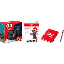 Konsolen-Set &raquo;Switch 2 Mario Kart World-Set + Samsung mircoSD EXPRESS 256 GB&laquo; 256 GB Stereo-Lautsprecher: Die unabh&auml;ngige Geh&auml;usestruktur erm&ouml;glicht 