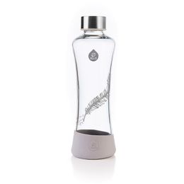 Equa Trinkflasche &raquo; Feather&laquo; Borosilikatglas, 550 ml grau Borosilikatglas