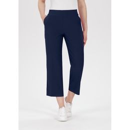 Stehmann Damen Culotte &raquo;FENJA&laquo; Sommerhose mit elastischem Bund und geradem Bein blau 40, N-Gr