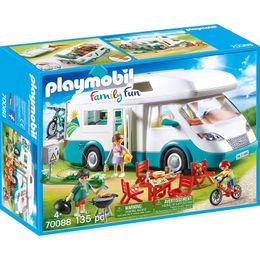 Playmobil Konstruktions-Spielset &raquo;Familien-Wohnmobil (70088), Family Fun&laquo; Made in Europe bunt Konstruktions-Spielset