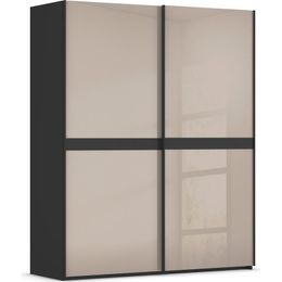 Rauch Schwebet&uuml;renschrank &raquo;Kleiderschrank Schrank Garderobe Schlafzimmerschrank SCALE-LINE&laquo; edle Optik mit Bauchbinde in Korpusfarbe mit Glasfront 