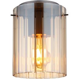 Globo LIGHTING Deckenleuchte &raquo;TULIVAR&laquo; E27 1 Stk. Deckenlampe/Rillen/Flur/Wohnzimmer