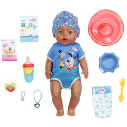 Baby Born Babypuppe &raquo;Magic Boy, Dolls of Colour, 43 cm&laquo; mit lebensechten Funktionen blau Babypuppe