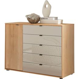 Wiemann Kombikommode &raquo;Cardiff Sideboard, W&auml;scheschrank, teilmassiv Erle, mit Schubladen&laquo; Kommode 120x86x43 cm, braun, mit D&auml;mpfung, MADE IN GERMANY, 